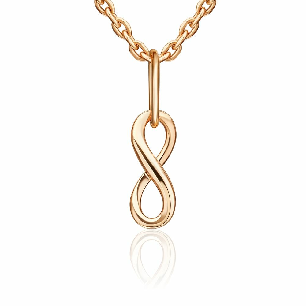 Подвеска, красное золото, 585 проба