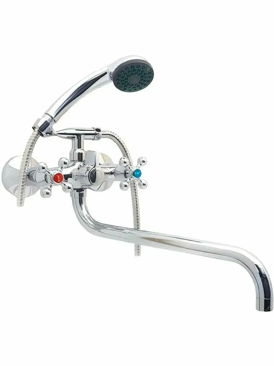 Смеситель для ванны Frap F2619-2, латунь, вертикальный монтаж, хромированный