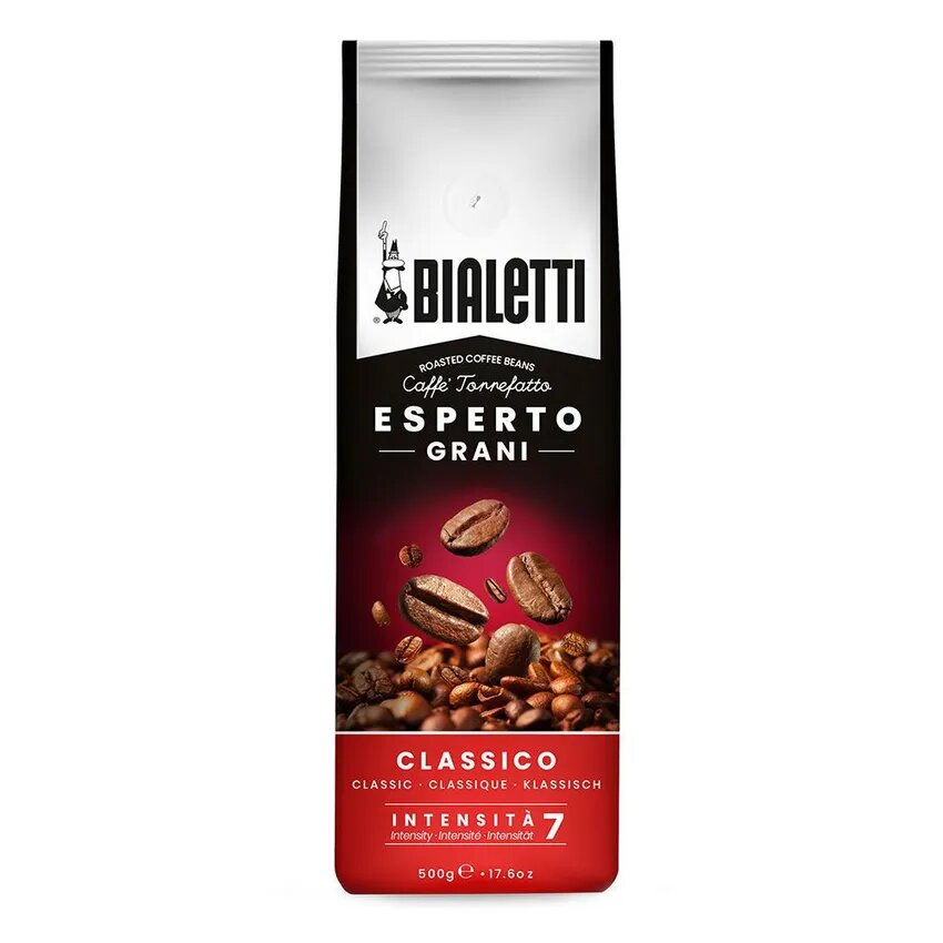 Кофе в зёрнах Bialetti Coffee Beans Esperto Classico 500гр 96080391