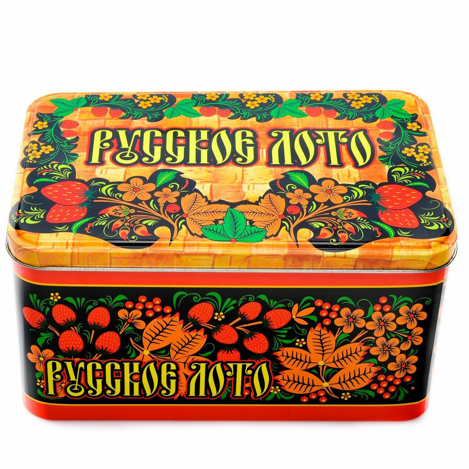 Игра Нескучные Игры Русское лото в жестяной коробке, с деревянными бочонками