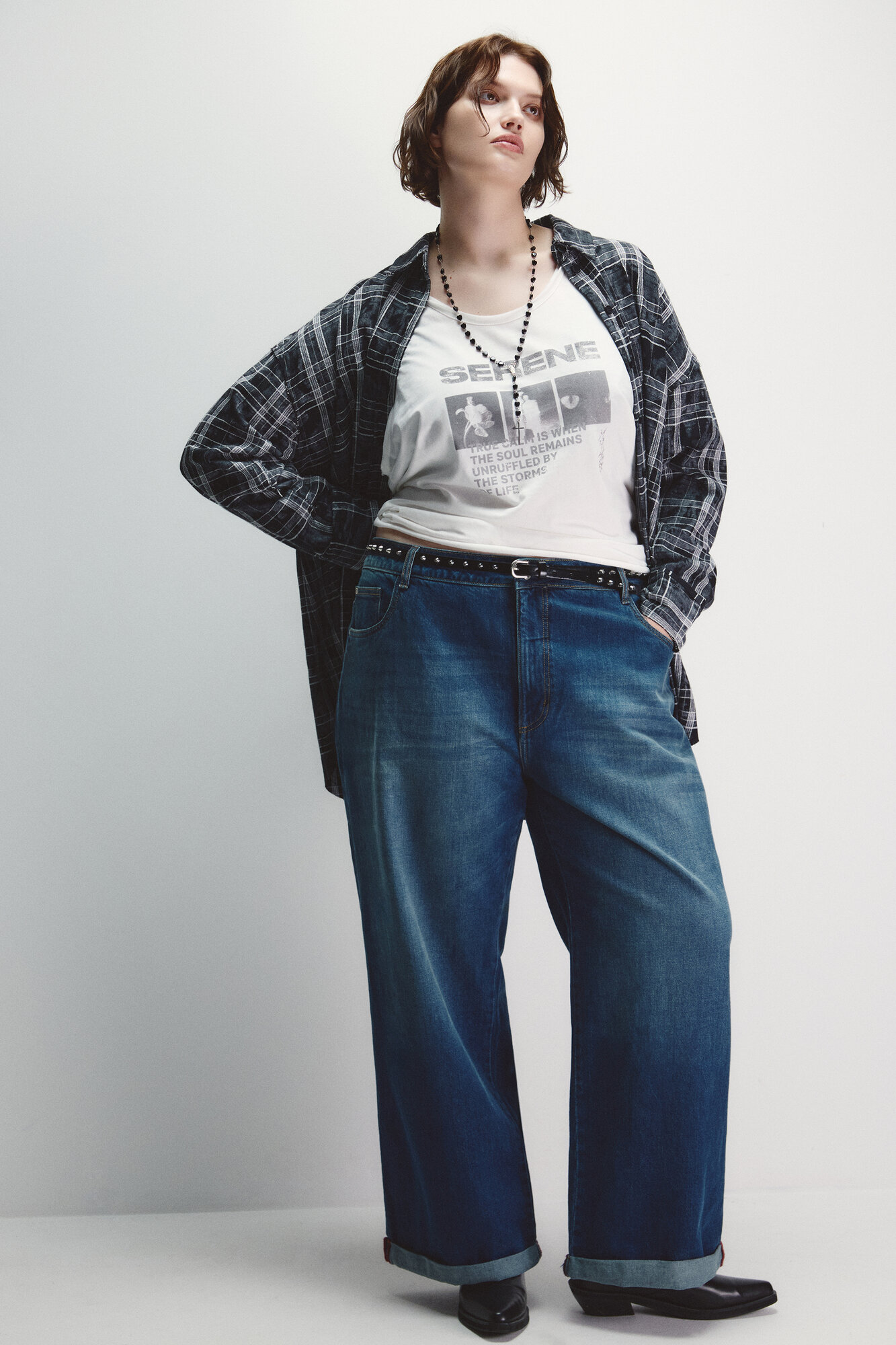 Джинсы классические Plus Size 