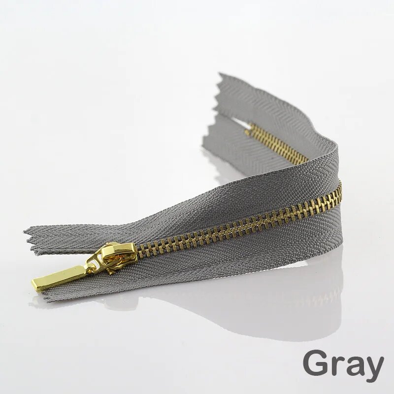 Металлические молнии SHLL 3 шт. 3# 15 см Серый, Gray