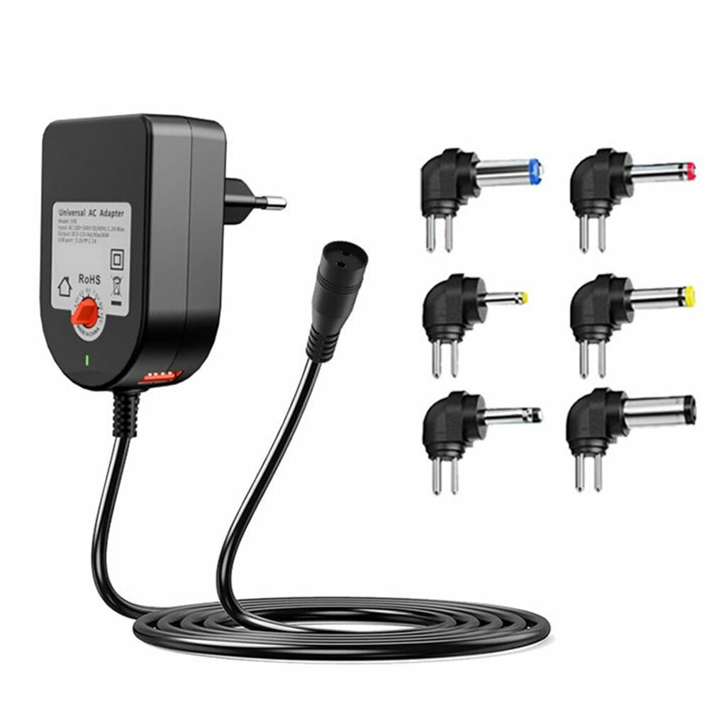 3-12V 36W Переключаемый блок питания Адаптер с 6 разъемами AC100-240V на DC5521