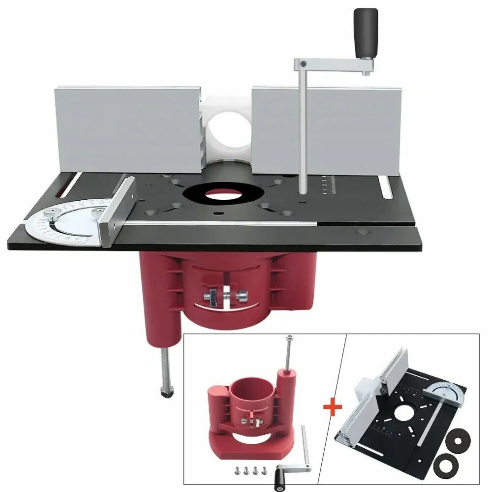 Подъемник фрезерного станка и вставная пластина алюминиевого стола для рабочих столов фрезерного станка