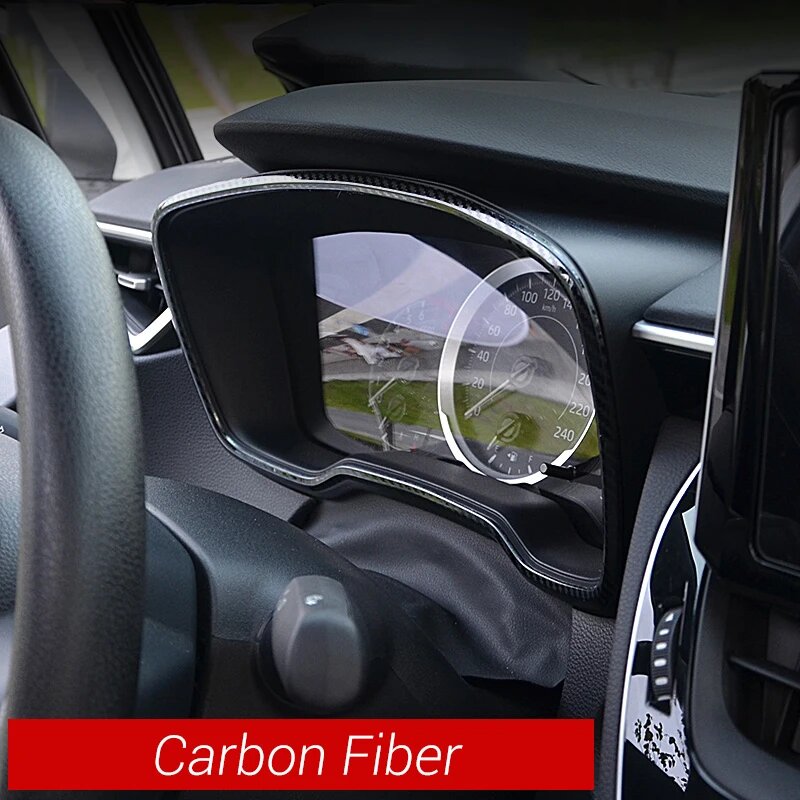 Украшение для приборной панели автомобиля рамка ободок Кольцо декоративные аксессуары Carbon Fiber