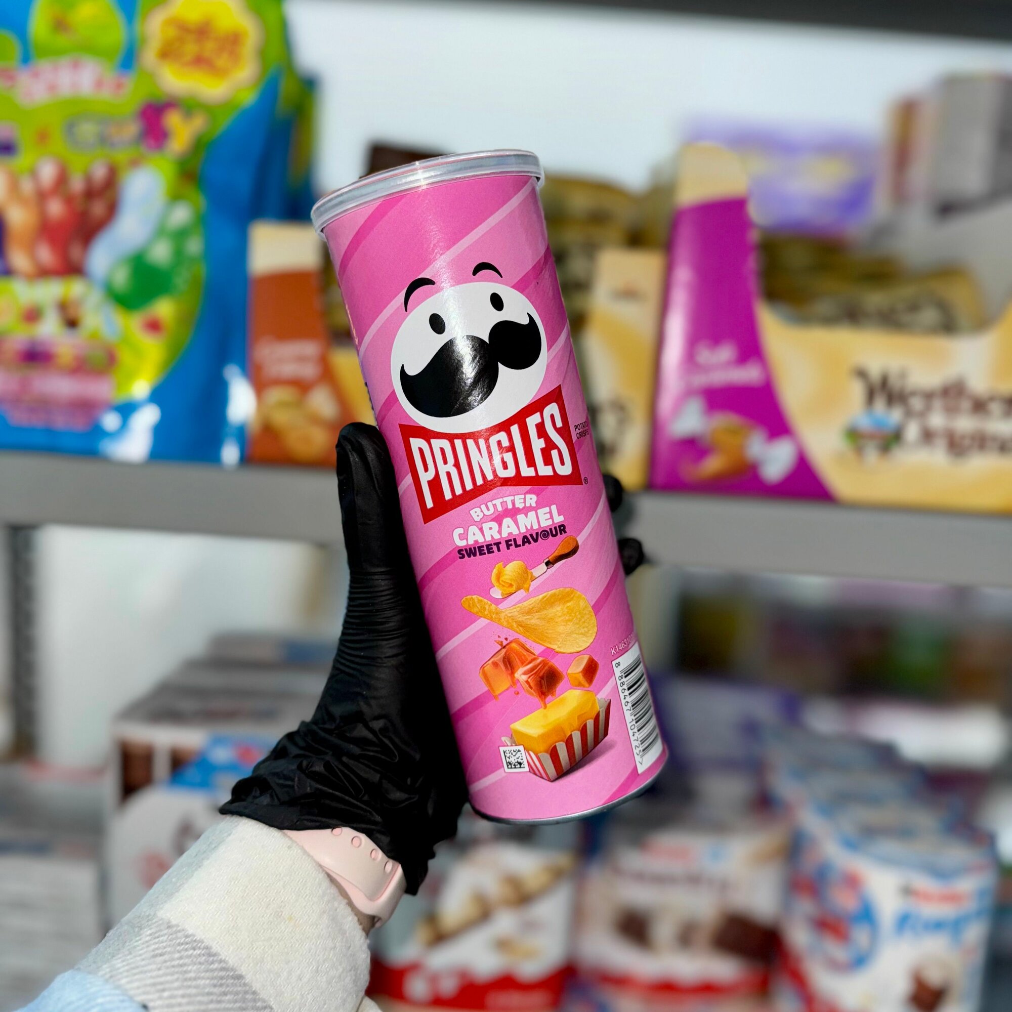 Чипсы Pringles Butter caramel Sweet Flavour / Принглс Сливочная карамель 110 гр.