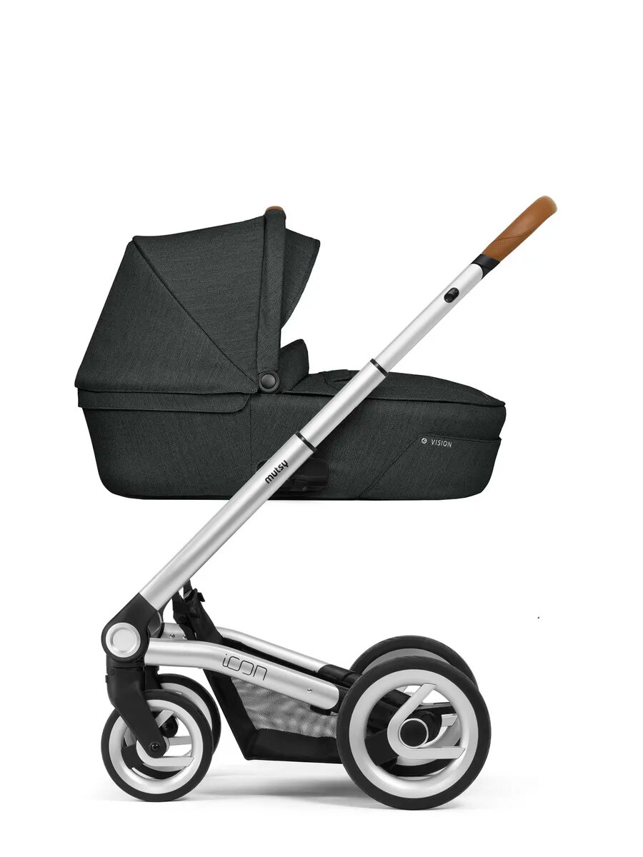 Коляска 2в1 Mutsy Icon Leisure Urban grey на шасси серебро