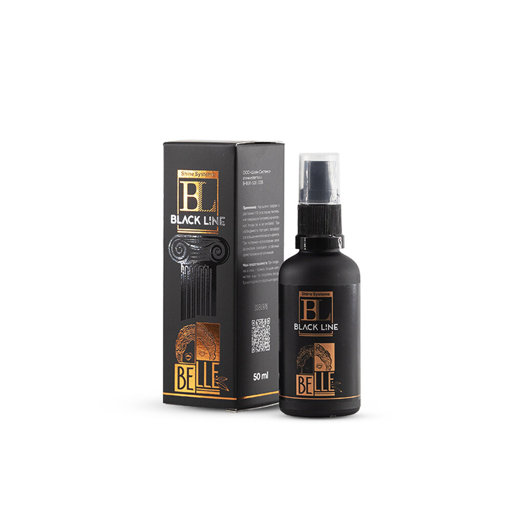 Belle - ароматизатор для авто и дома Shine Systems Black Line, 50 мл