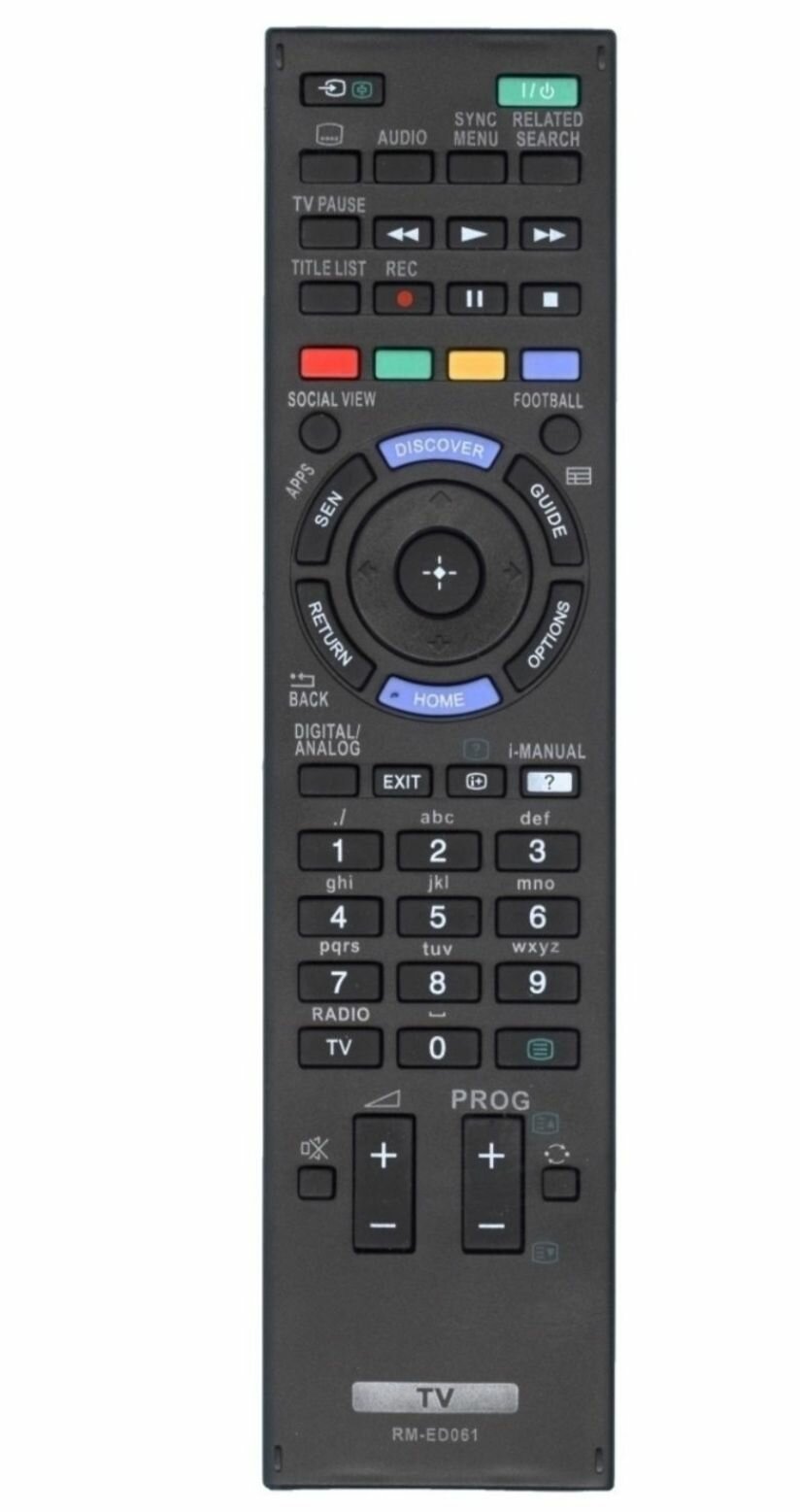 Пульт RM-ED061 для SONY/сони телевизора /RM-ED060 , RC