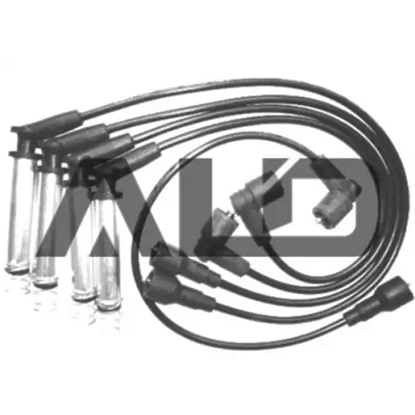 ALD A14005 комплект проводов зажигания (черный силикон), Opel (Опель) Astra (Астра) / vectra a / Omega