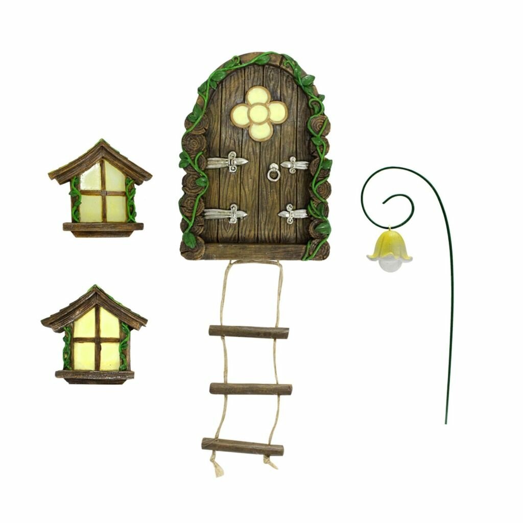 Скульптура "Светящееся окно-дверь" для сада