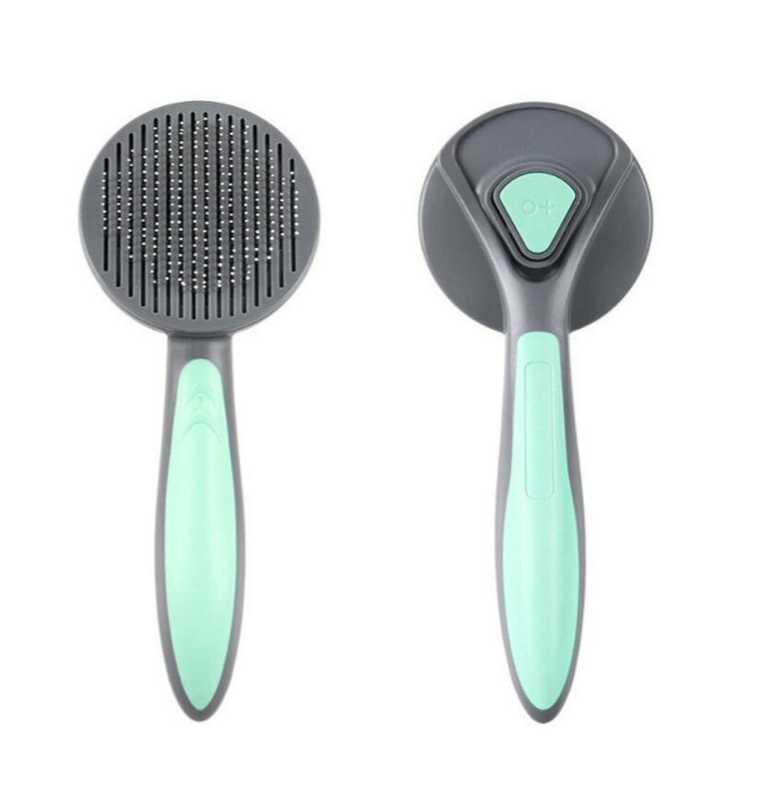 Расчёска для шерсти / вычесыватель для кошек и собак животных / Щетка