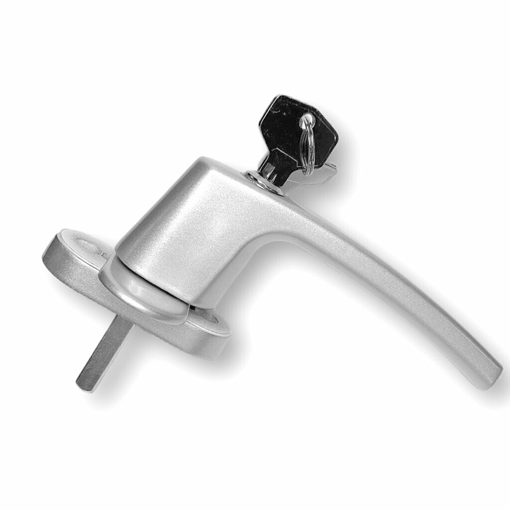 Оконные защитные ручки, алюминиевые запираемые ручки с установочным комплектом для дома