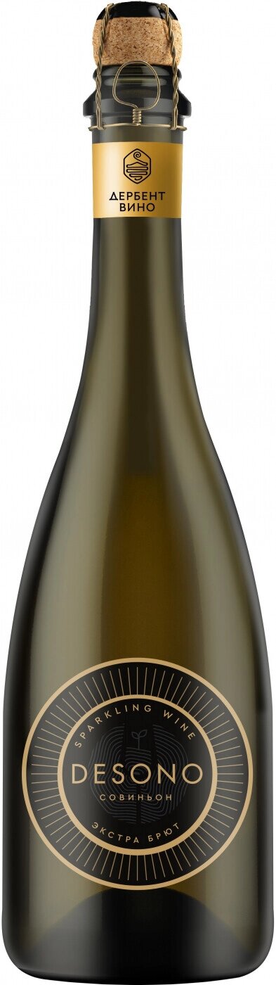 Игристое вино Derbent Wine Company, "Desono" Sauvignon Extra Brut