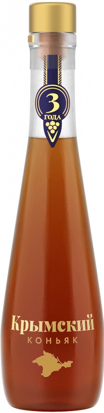 Коньяк "Крымский" 3-летний, 250 мл