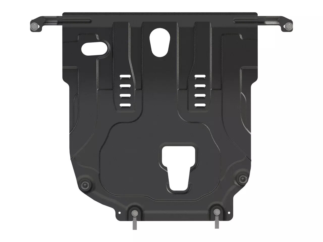 Защита картера и КПП HYUNDAI Solaris седан 2017-; 2,0 мм (Sheriff)