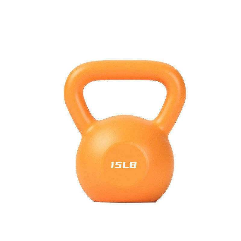 Гиря stylish and durable kettlebell weights для мужчин и женщин, оранжевый, 15 lb