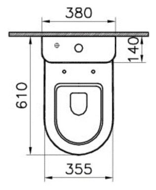 Унитаз компакт Vitra Zentrum в комплекте 5781B003-0075