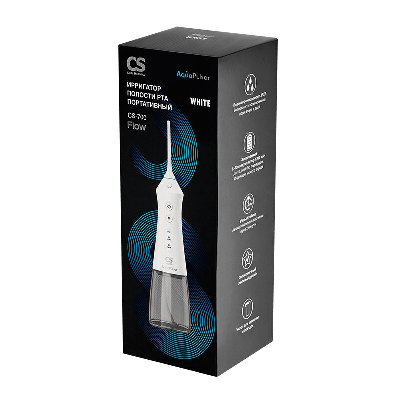 Сиэс Ирригатор Для Полости Рта Портативный Аквапульсар Cs-700