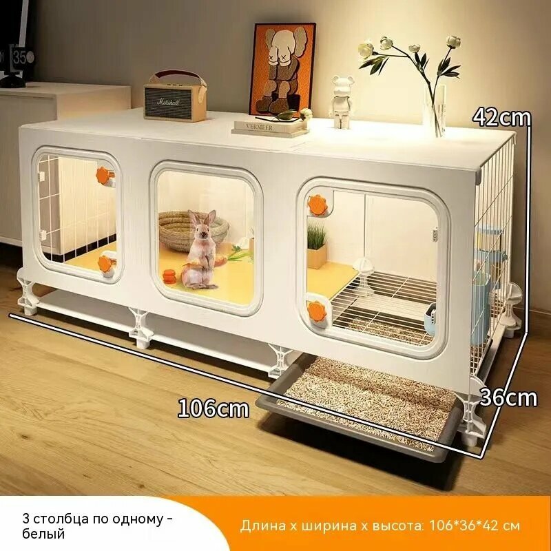 Клетка для кролика 106*36*42, грызунов, морской свинки, большая