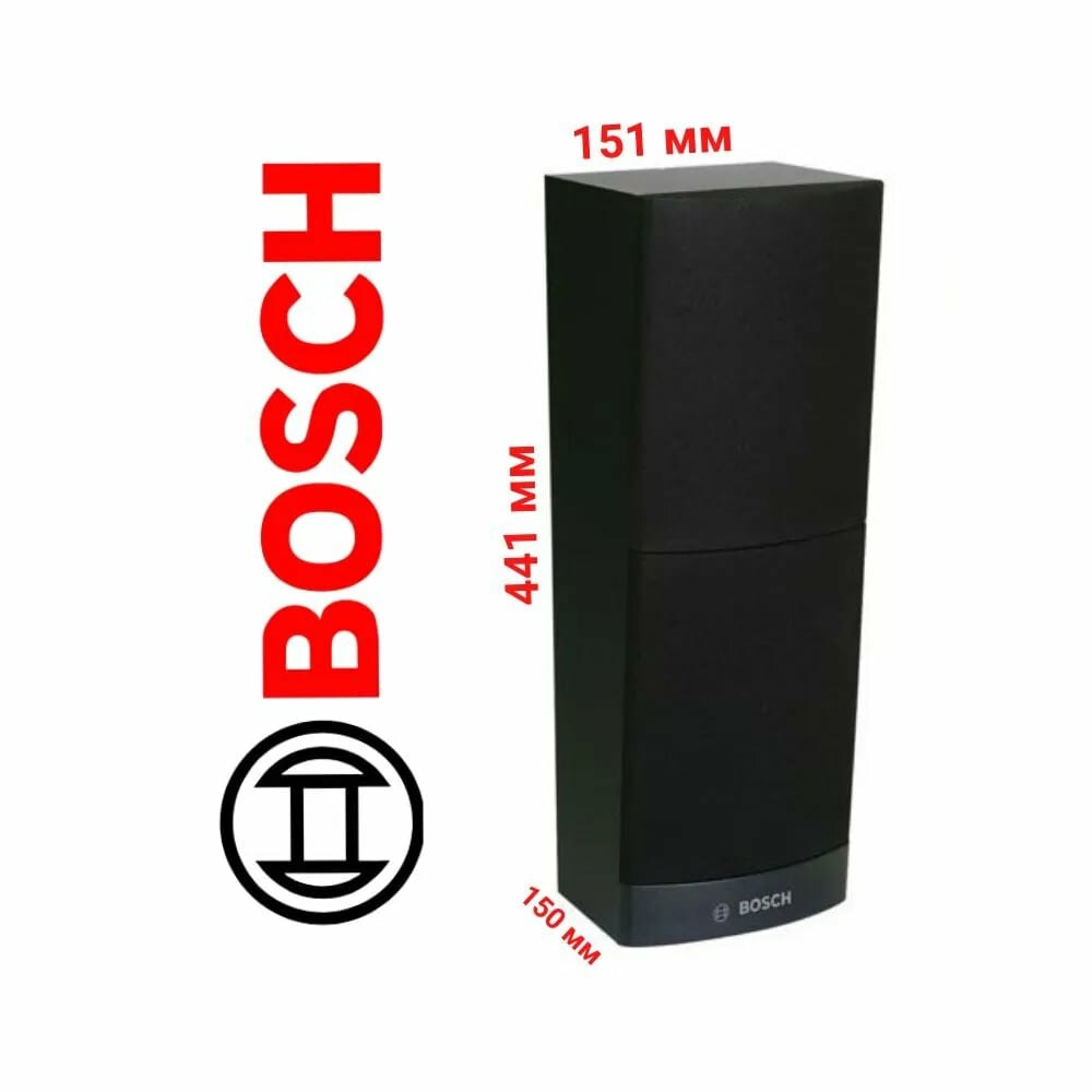 Bosch LB1-UW12-D Громкоговоритель настенный корпусный 12 Вт, черный
