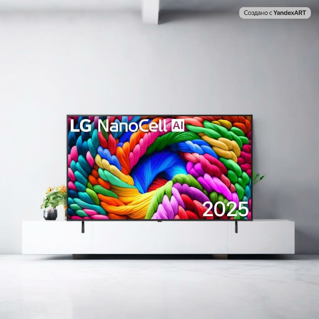 Телевизор LG 50NANO90A6B. ARUG 50" NanoCell, 4K Ultra HD 3840 x 2160, 60 Гц, Смарт ТВ (WebOS) синяя сажа