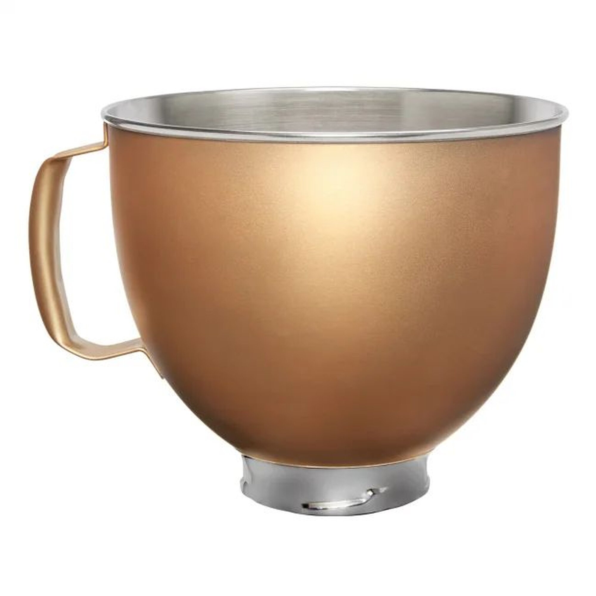 Дополнительная чаша KitchenAid - из нержавеющей стали, 4.7 литра, для миксера Artisan, цвет золотой, KT-5KSM5SSBVG