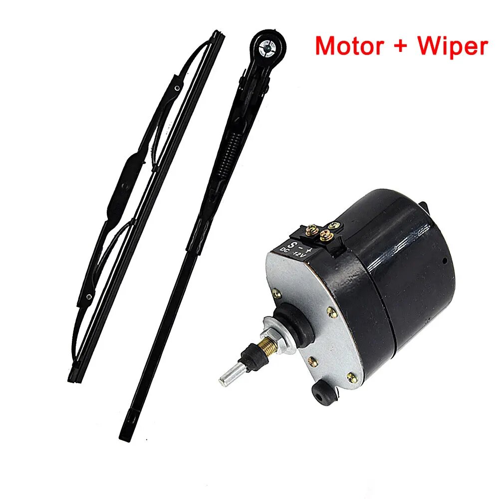 Двигатель стеклоочистителя 12В + щетка, Wiper and Motor