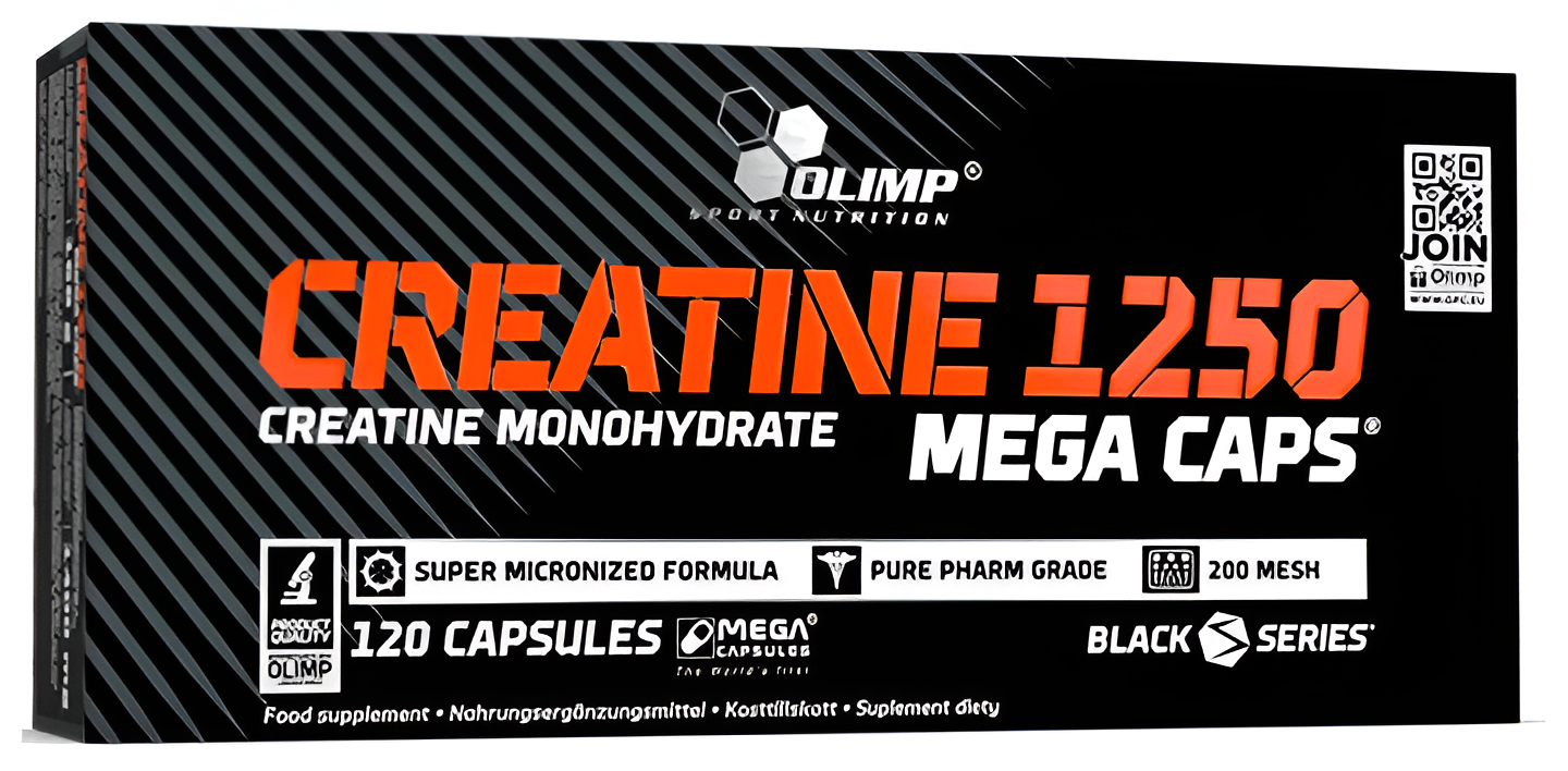 Креатин Olimp Creatine MegaCaps, 150 г, 120 капсул, нейтральный вкус