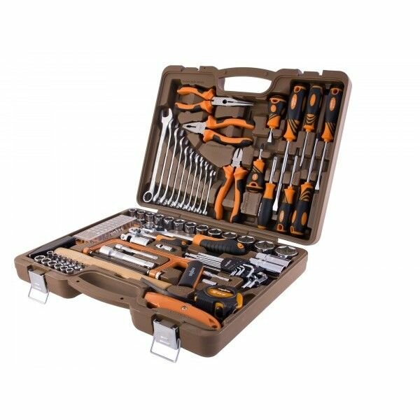 OMBRA Набор инструмента универсальный OMT101S, 101 предмет, чёрный, оранжевый