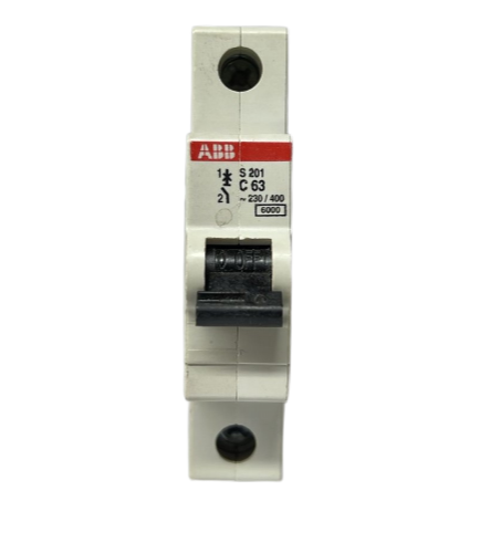 Автоматический выключатель ABB S201 C63 1P 63A 6kA 2CDS251001R0634