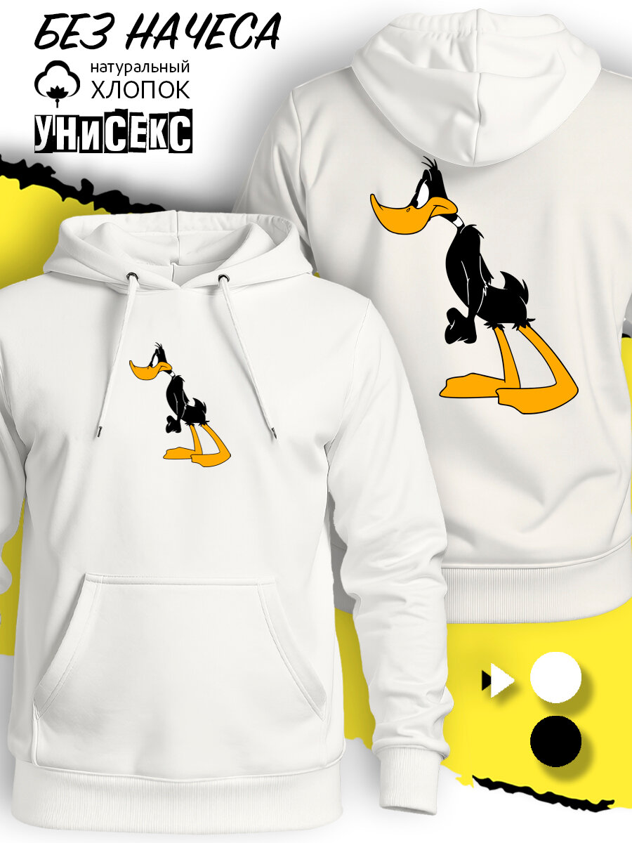 Худи Толстовка свитшот даффи дак daffy duck утка