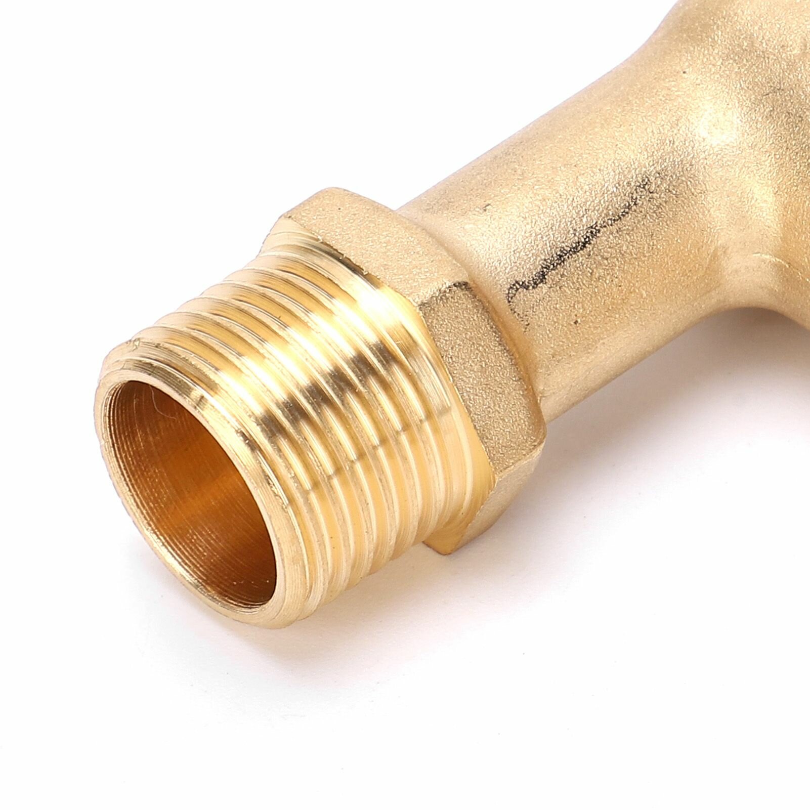 Кран для воды Кран из кованой латуни с одной ручкой, встраиваемая в стену стиральная машина, водопроводный кран с резьбой G1/2 дюйма