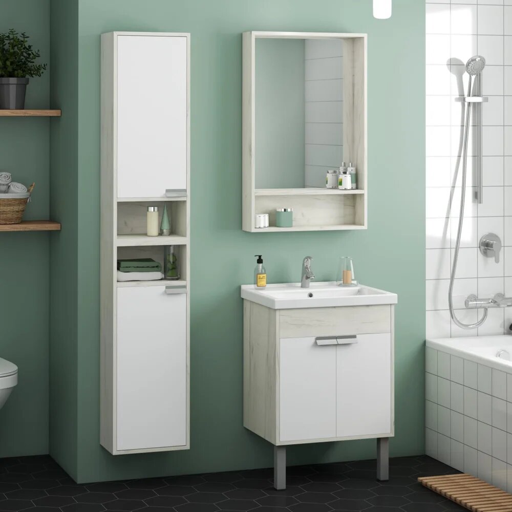 Мебель для ванной комнаты AQUATON Флай 60 дуб крафт