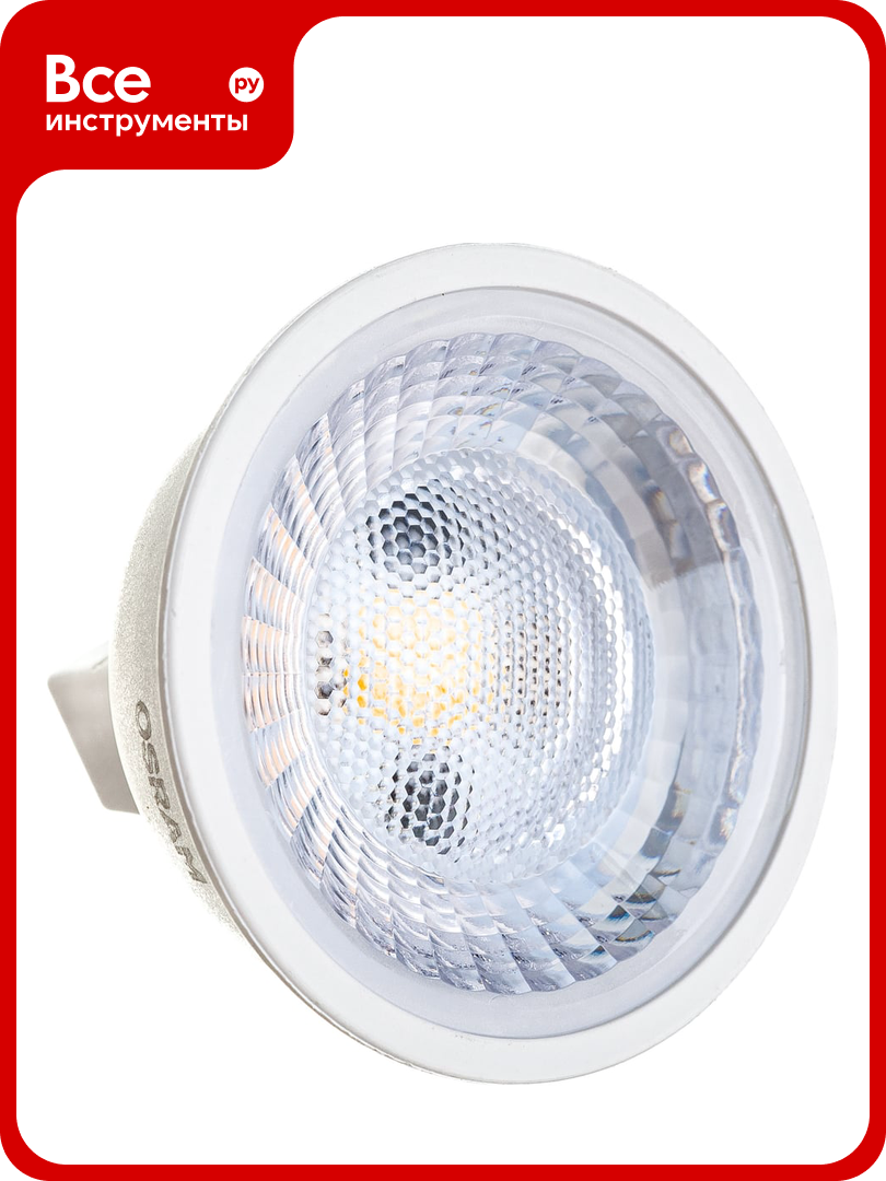 Светодиодная лампа OSRAM LED STAR MR16 4Вт GU5.3 300 Лм 3000 К Теплый белый свет 4058075481107