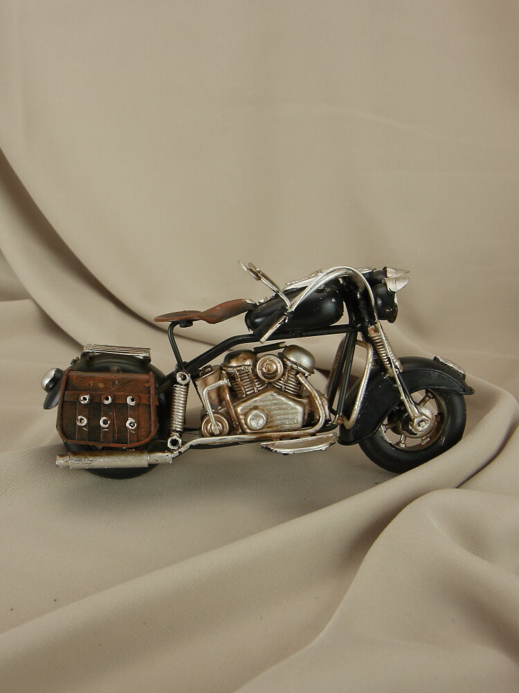 Коллекционная модель мотоцикла R&D Harley Davidson, черный, металл, цвет разноцветный, 19х7.5х12 см — фото 1