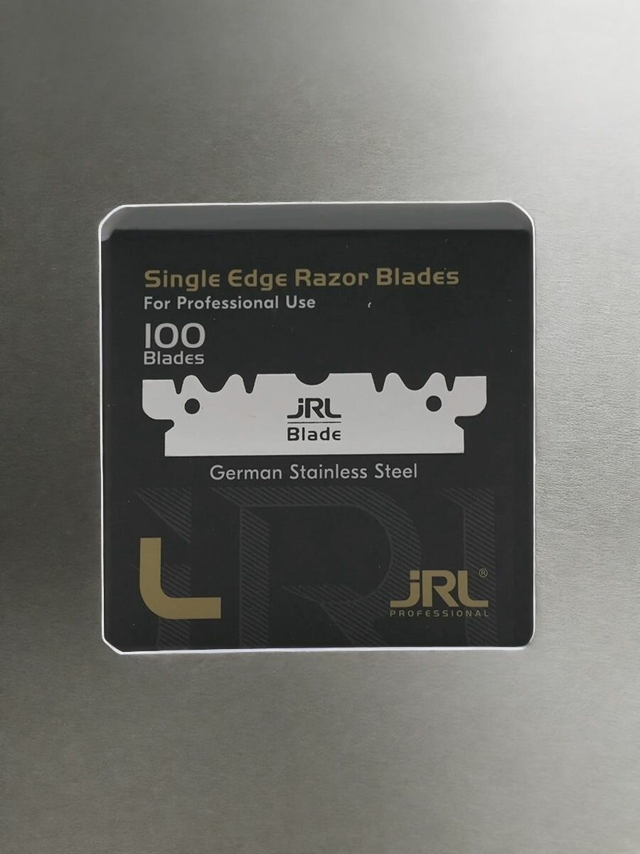Односторонние лезвия для бритвы JRL Single Edge, 100 шт. (German Stainless Steel)