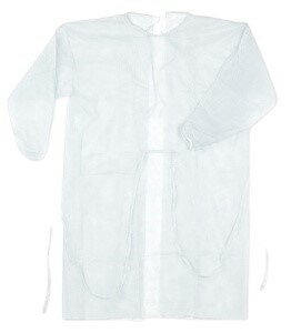 Халат ньюфарм Одноразовый нетканный стерильный р 52-54 пл.40 №1