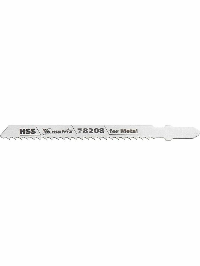 Полотна для электролобзика по металлу, 3 шт, T127D, 75 х 3 мм, HSS Matrix Professional 78208