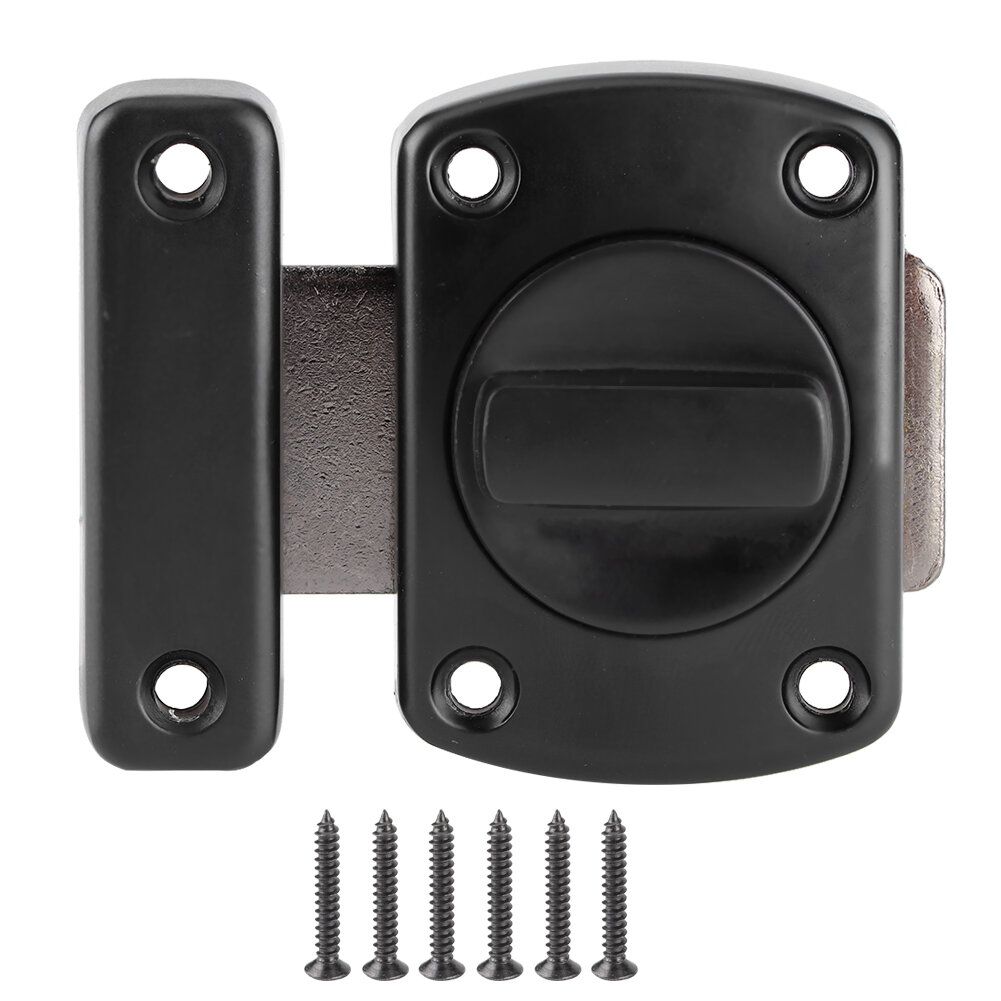 Замок для раздвижной двери из цинкового сплава, защелка, пряжка для шкафа, аксессуар для шкафа, замок для шкафа, размер L, черный