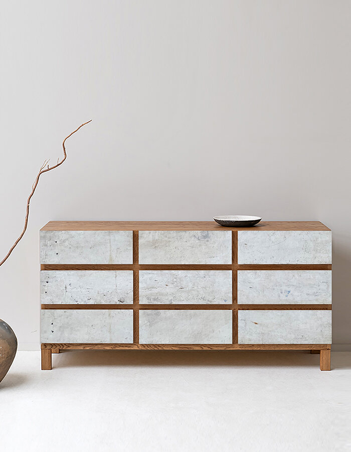 Комод для одежды и хранения вещей деревянный 150см. Массив тика и дуба.