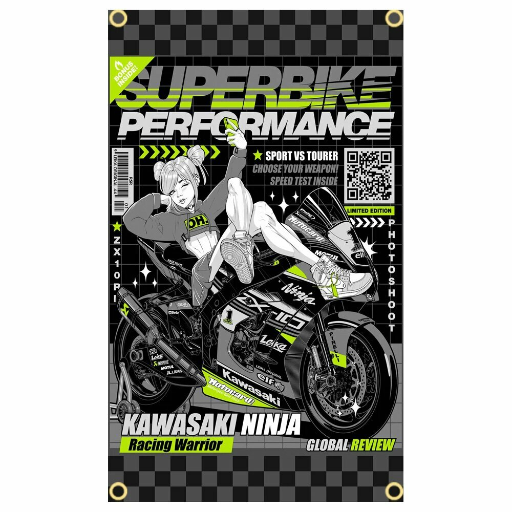 Флаг JDM GTR33 R34 полиэстер 60x90 см 120 x 180cm, FG90WCY12049