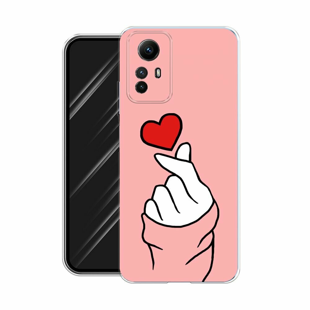 Чехол на Xiaomi Redmi Note 12S / Сяоми Редми Ноут 12S с принтом "Милое сердечко" — фото 1