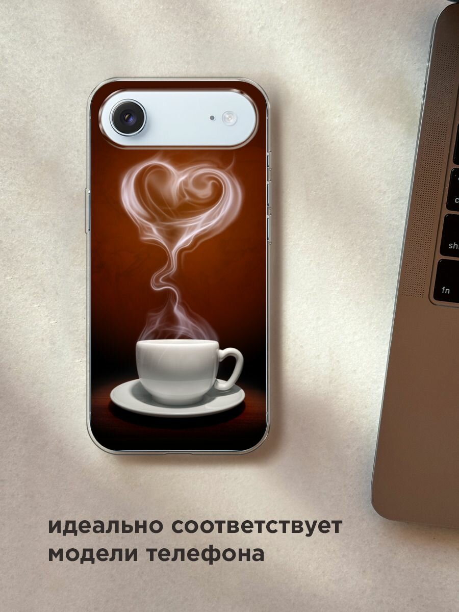 Чехол на Apple iPhone Air / Айфон Айр с принтом "Кофейная любовь" — фото 1