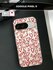 Чехол на Google Pixel 9 / Гугл Пиксель 9 с принтом "Легкие бордовые сердечки"