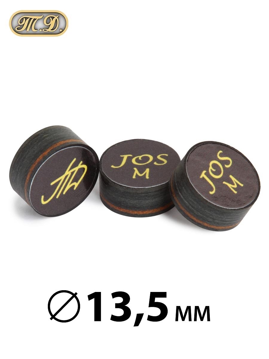 Наклейка для кия Д. Терзяна JOS 13,5 мм Medium, многослойная, 1шт.