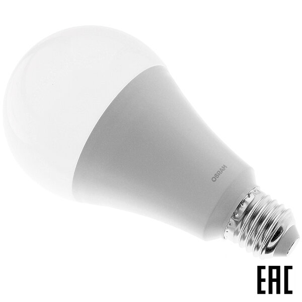 Лампа 17Вт 96594 LVCLA300 30SW/830 230V FR E27 2400Лм 3000K светодиодная груша тёплый белыйсвет (OSRAM) (4 шт. в наборе)