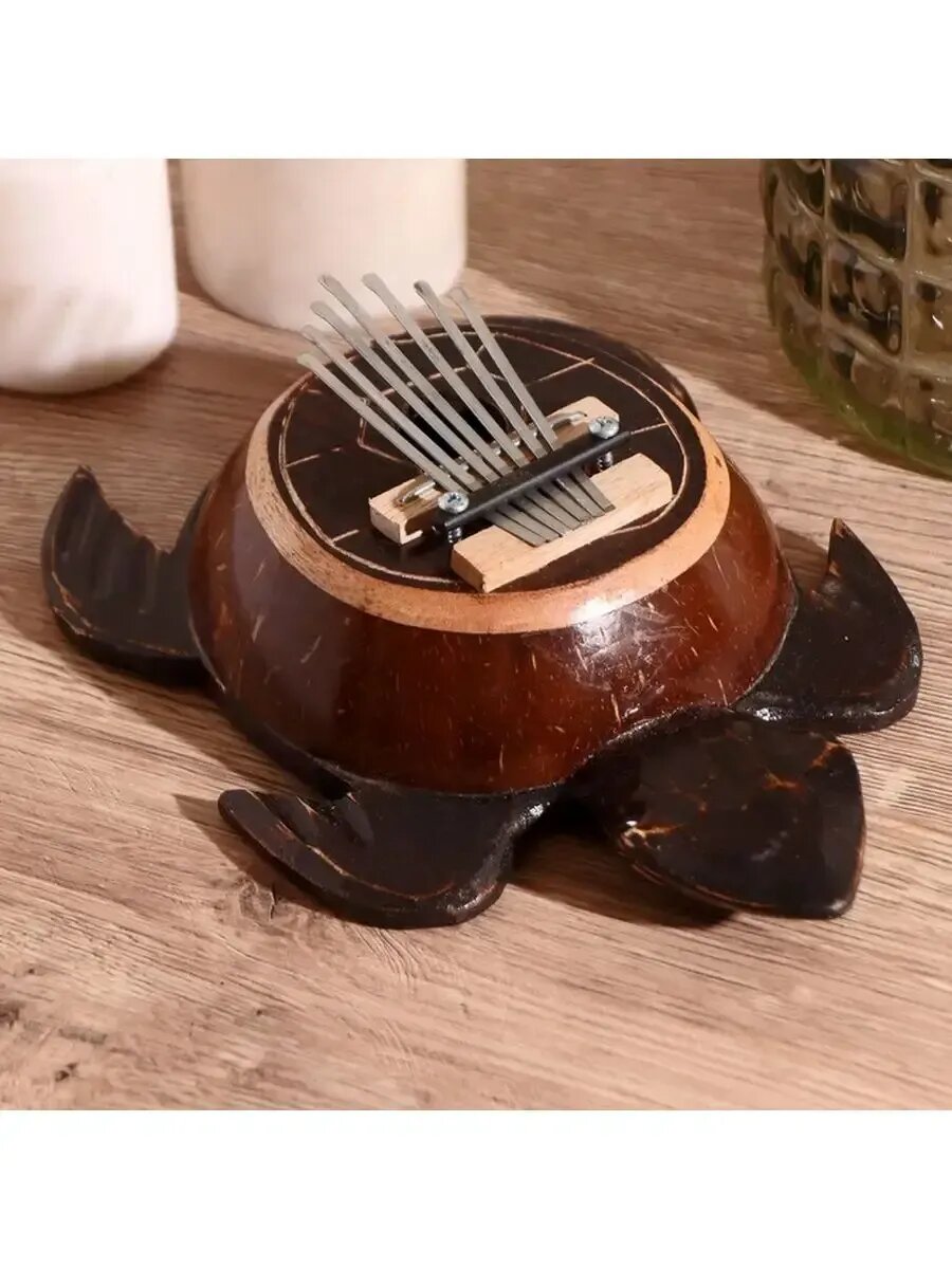 Музыкальный инструмент Калимба "Черепаха" 23х18х7 см