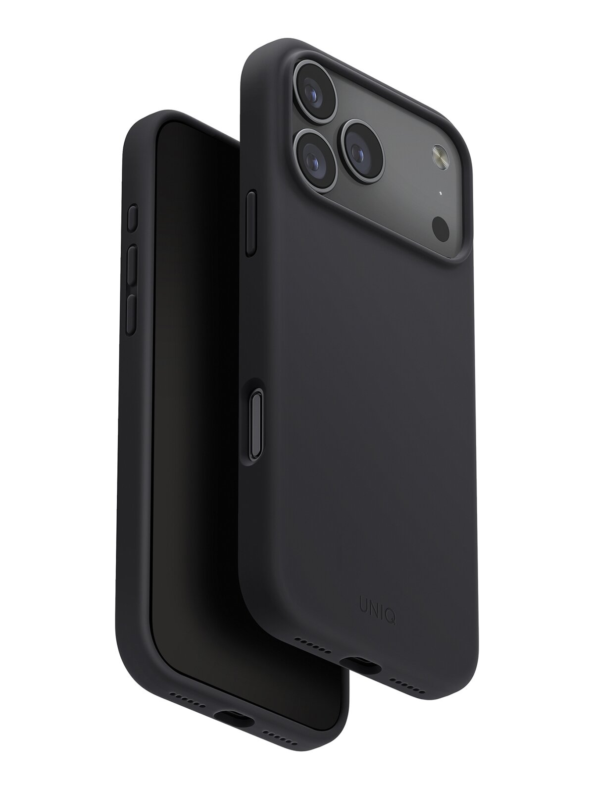 Uniq силиконовый чехол с Magsafe для iPhone 17 Pro Max, LINO Charcoal Grey