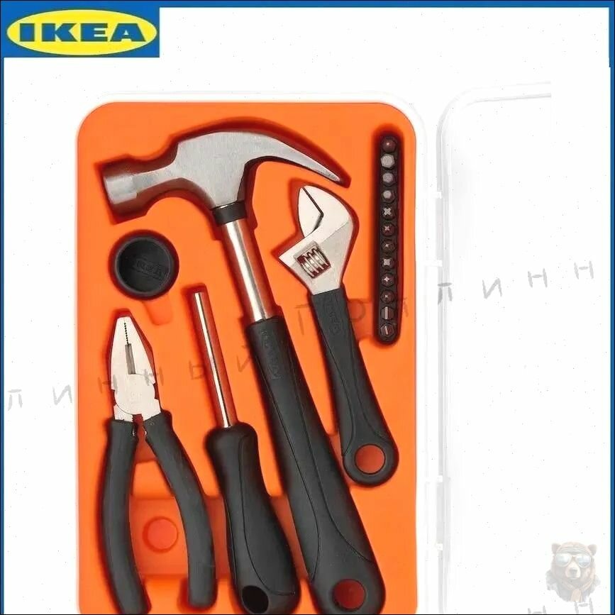 IKEA FIXA Набор инструментов из 17 предметов икеа Фикса.